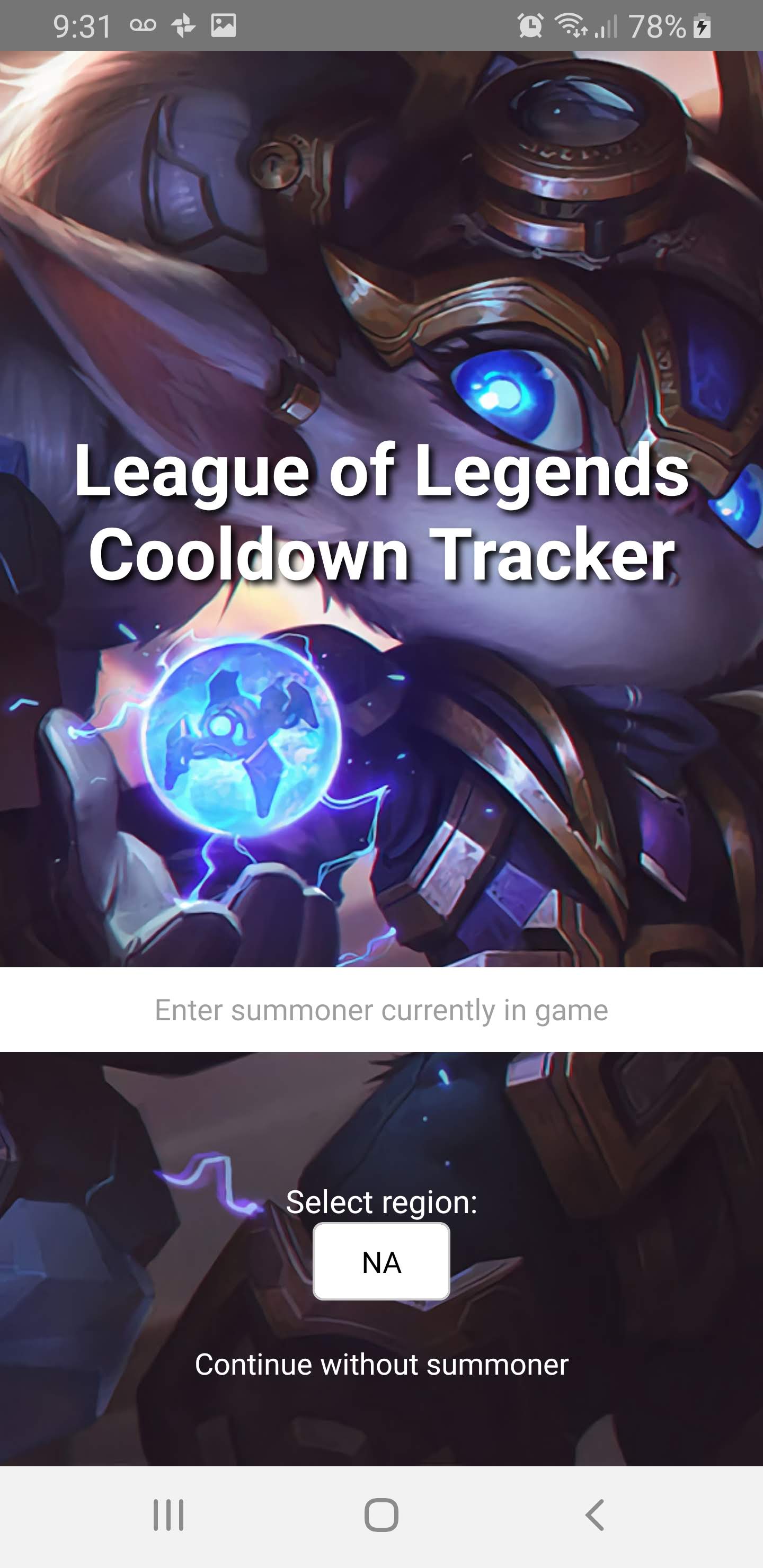 League of Legends Cooldown Tracker | league-of-legends-cooldown-tracker